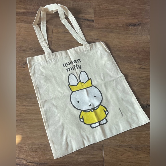 miffy | Bags | Miffyimported Nwt Lightweight Canvas Tote Bag Queen ...